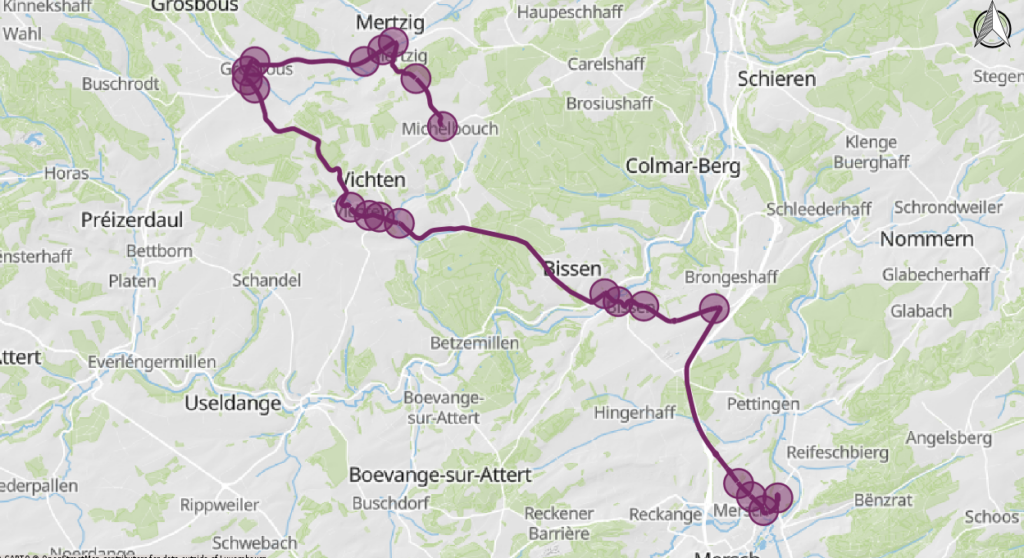 Ligne RGTR n°295 – Adaptations – Commune de Mertzig